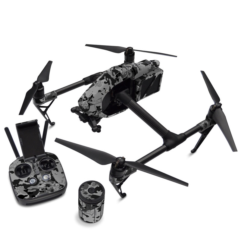 SOFLETE Black Multicam DJI Inspire 2 Skin